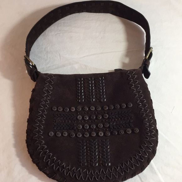 Express | Bags | Express Brown Genuine Suede Purse Excellent | Poshmark